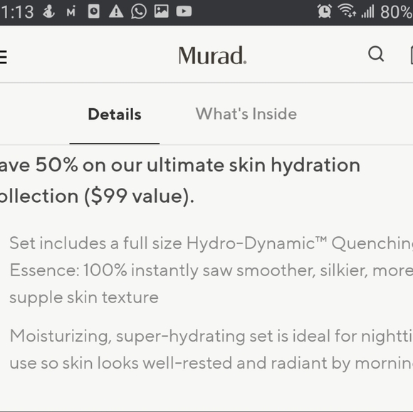 Murad | Skincare | Murad Skin Hydration Essentials Set Moisturizer ...